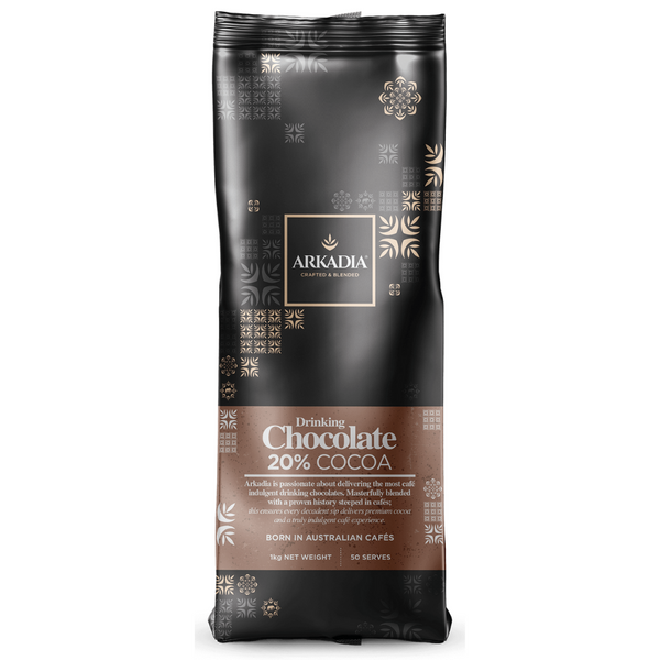 Arkadia Drinking Chocolate 1kg | My Coffee Shop - mycoffeeshop.com.au